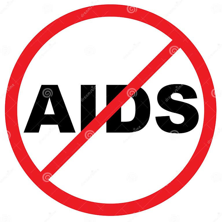 AIDS warning stock vector. Illustration of illness, careful - 7610466