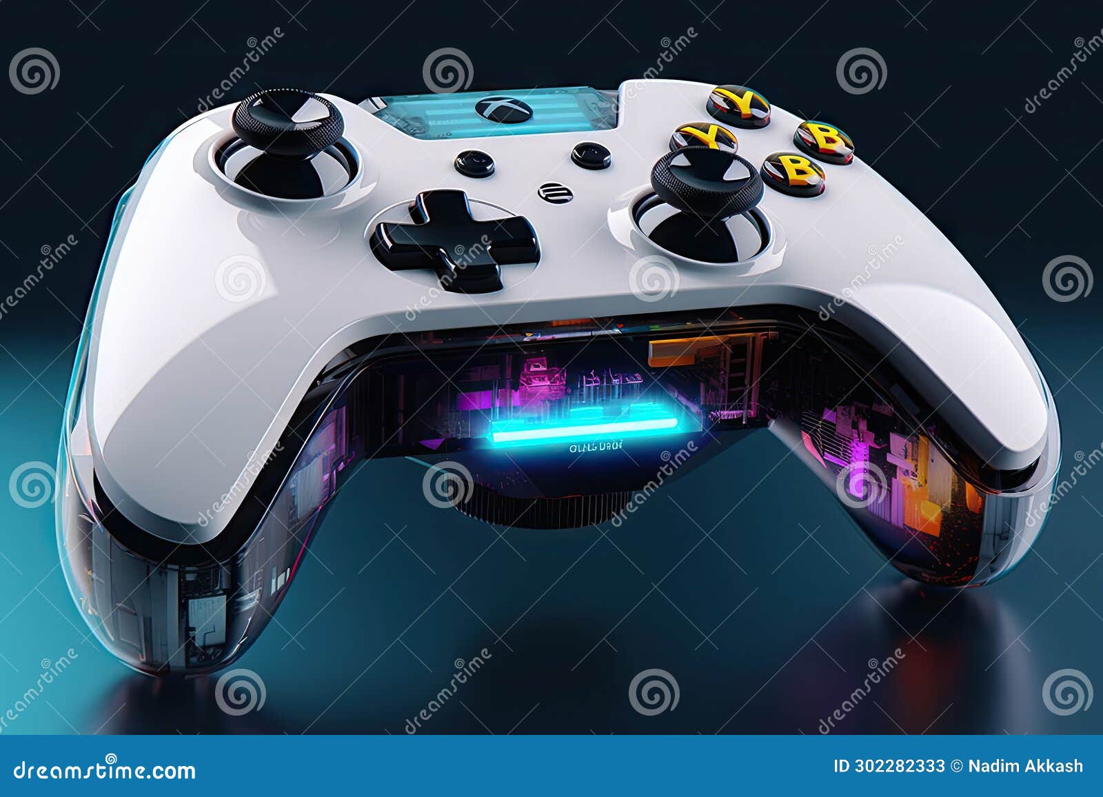 AIgenerated Game Controller Concept Design Stock Image - Image of cool ...