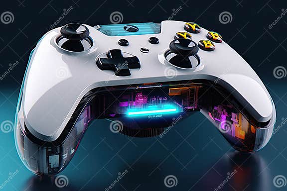 AIgenerated Game Controller Concept Design Stock Image - Image of cool ...