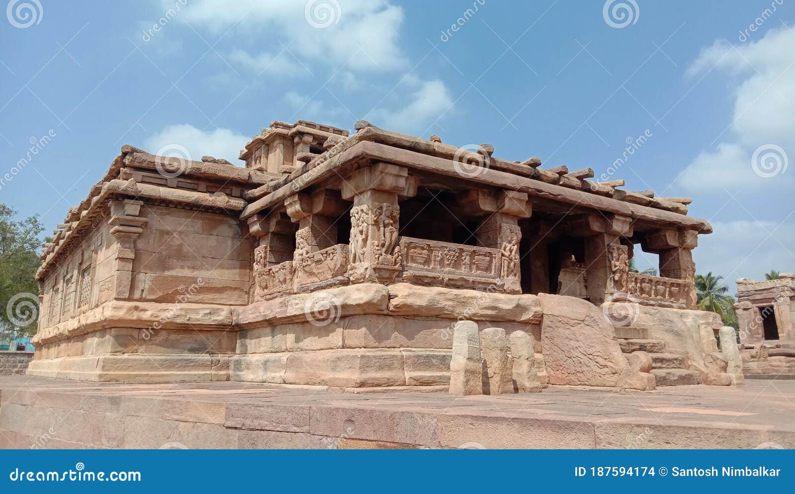 Aihole ancient temple editorial stock image. Image of history - 187594174
