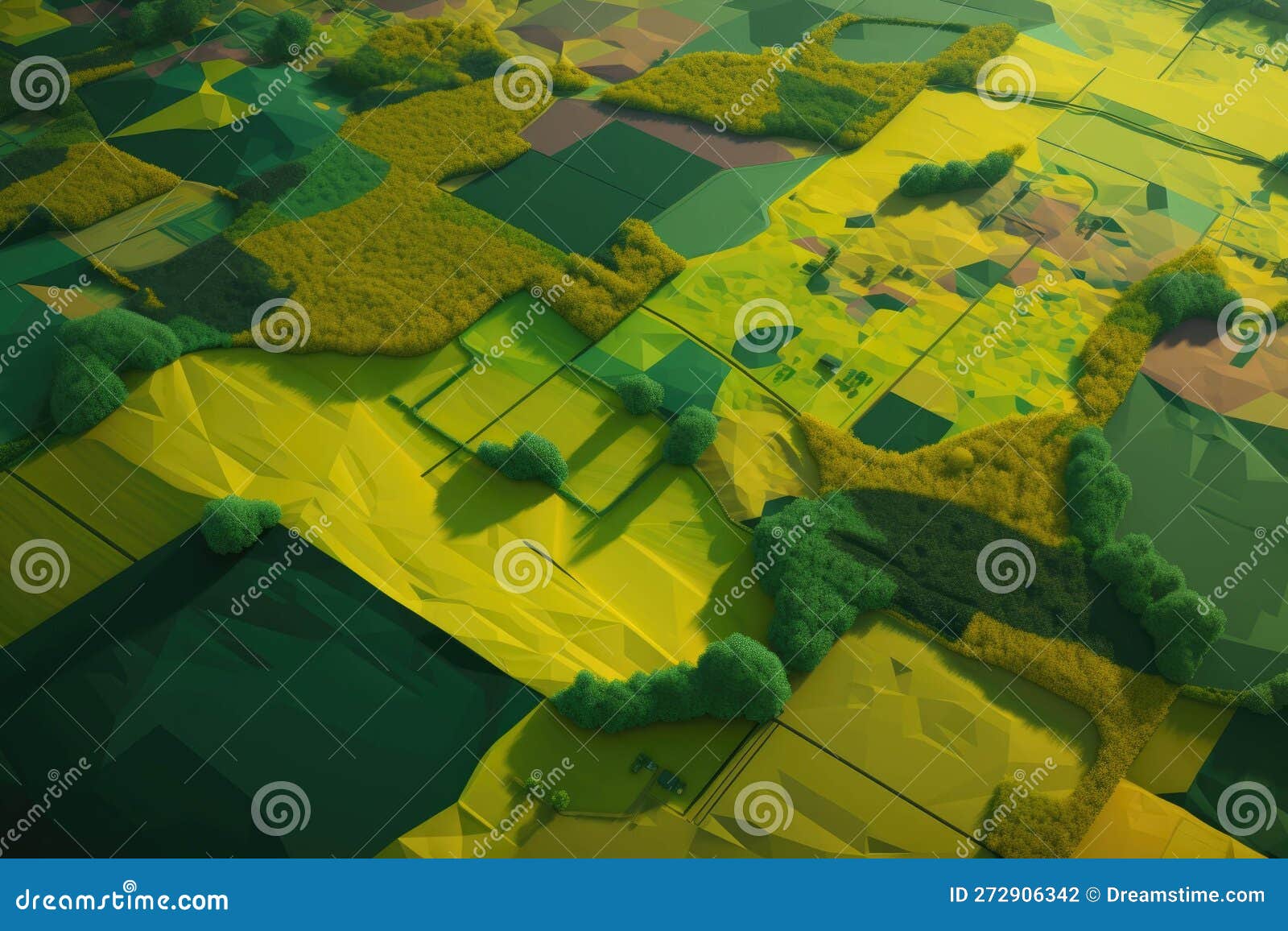 SATELLITE MAPPING CONCEPT With Imaginary Map Of Territory, Land Parcels ...