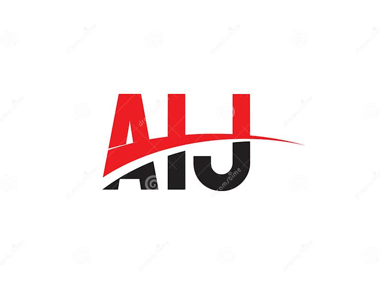 AIJ Letter Initial Logo Design Vector Illustration Stock Vector ...