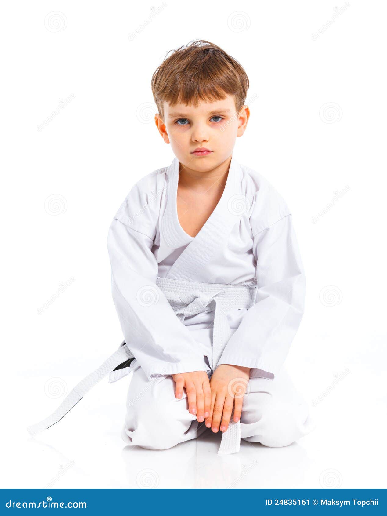 Aikido Fighting Pose With Wooden Bokken Stock Image | CartoonDealer.com ...