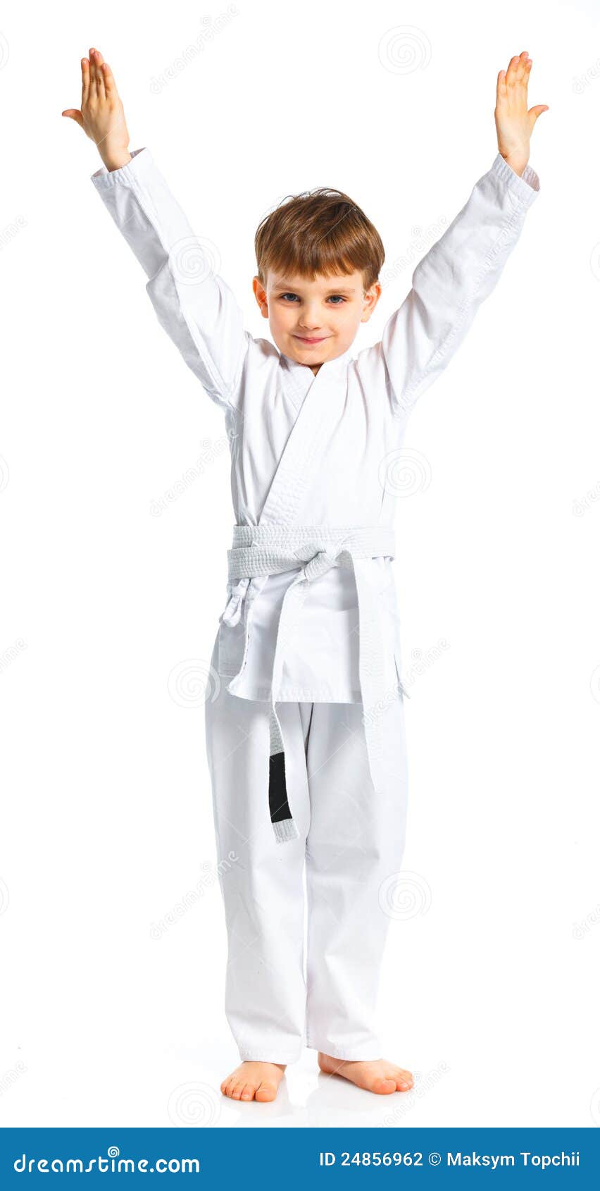 Aikido Fighting Pose With Wooden Bokken Stock Image | CartoonDealer.com ...