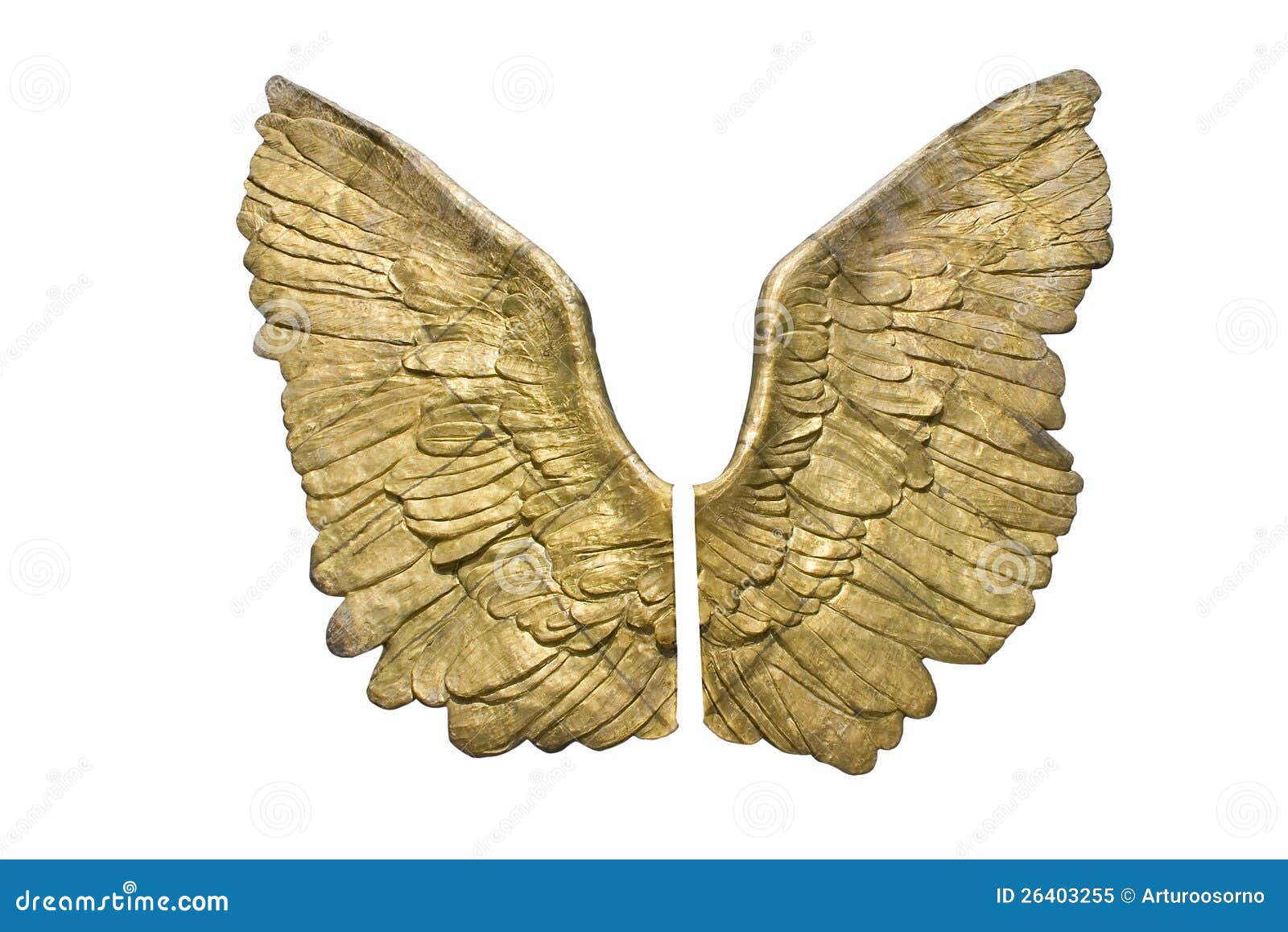 Ailes d'or image stock. Image du opinion, métal, ange - 26403255