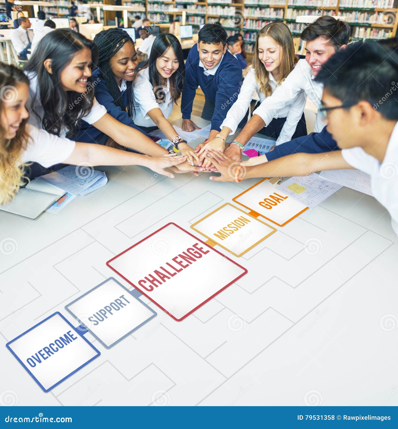 Aim Ambition Challenge Overcome Goal Concept Stock Photo - Image of ...