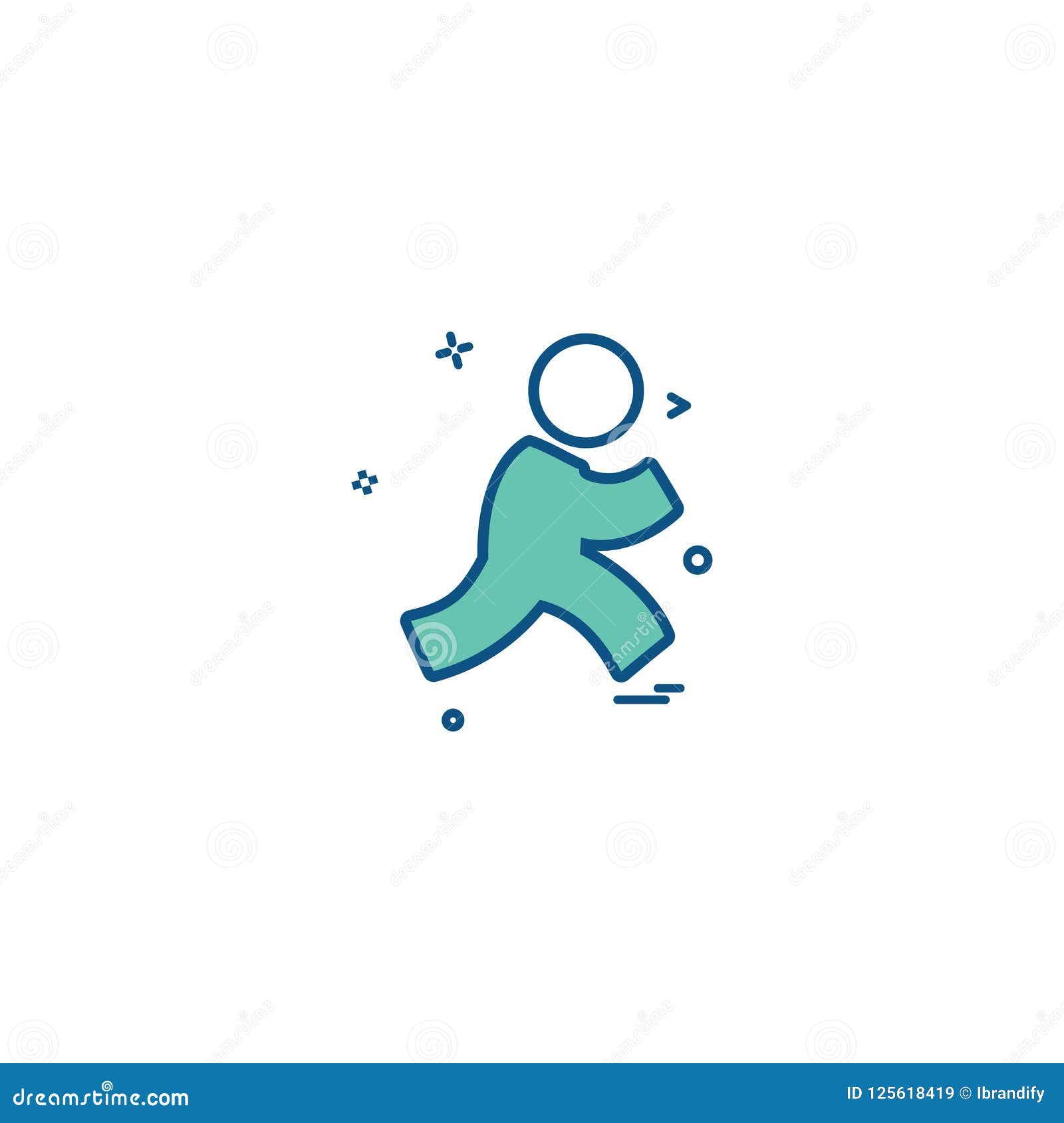 AIM AOL icon design vector editorial stock image. Illustration of ...