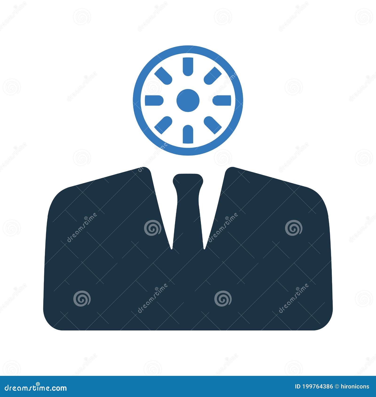Aim, Audience Targeting Icon. Vector Graphics Stock Vector ...