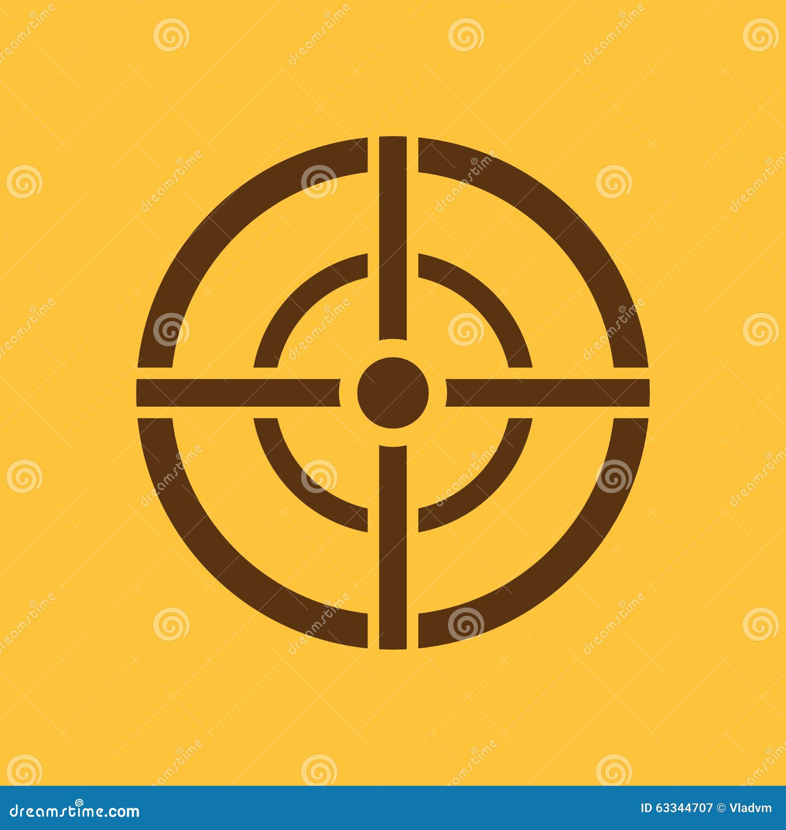 Target Sight Sniper Symbol On A Transparent Background, Crosshair And ...