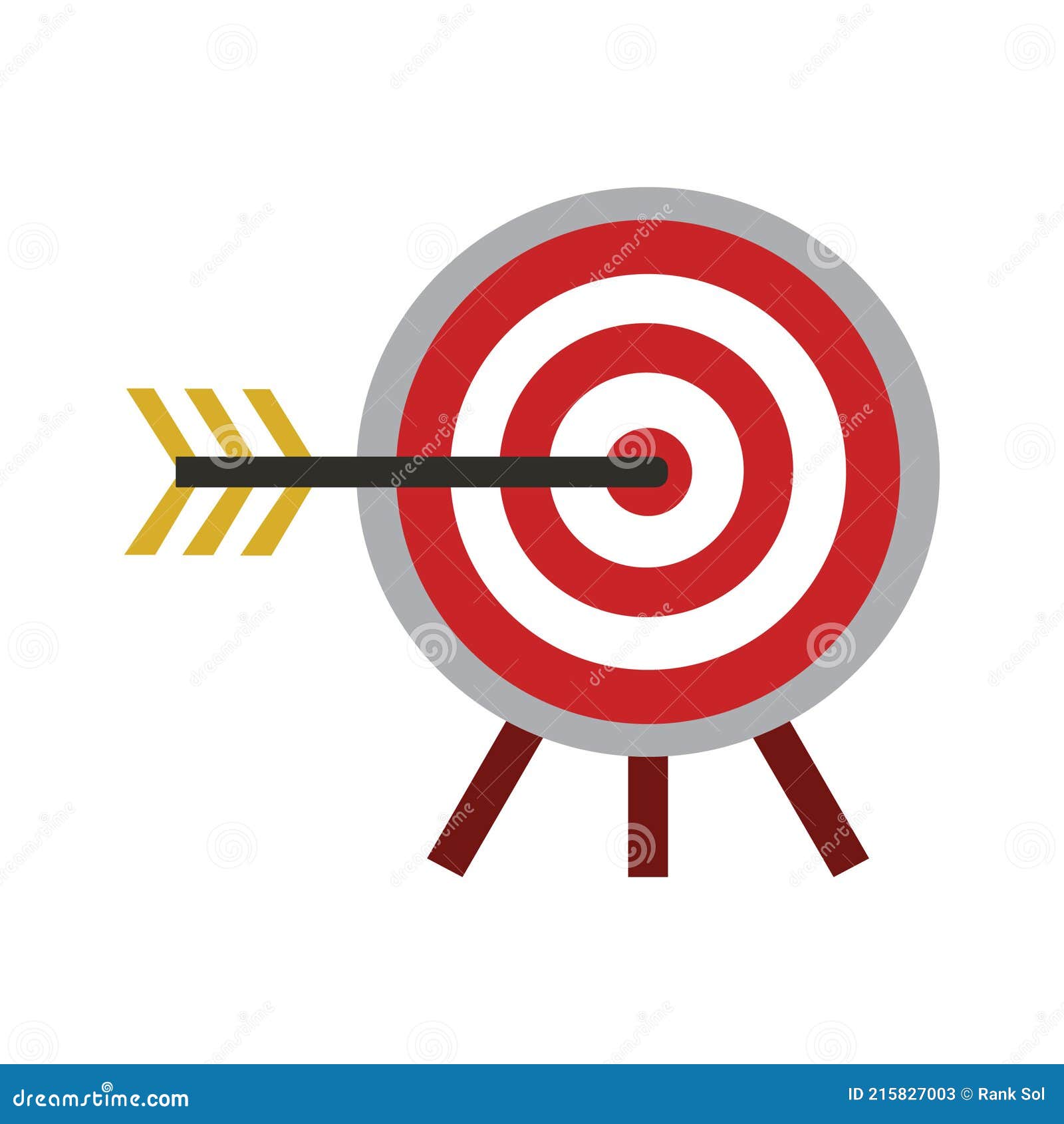 Aim Color Vector Icon Which Can Easily Modify or Edit Stock Vector ...