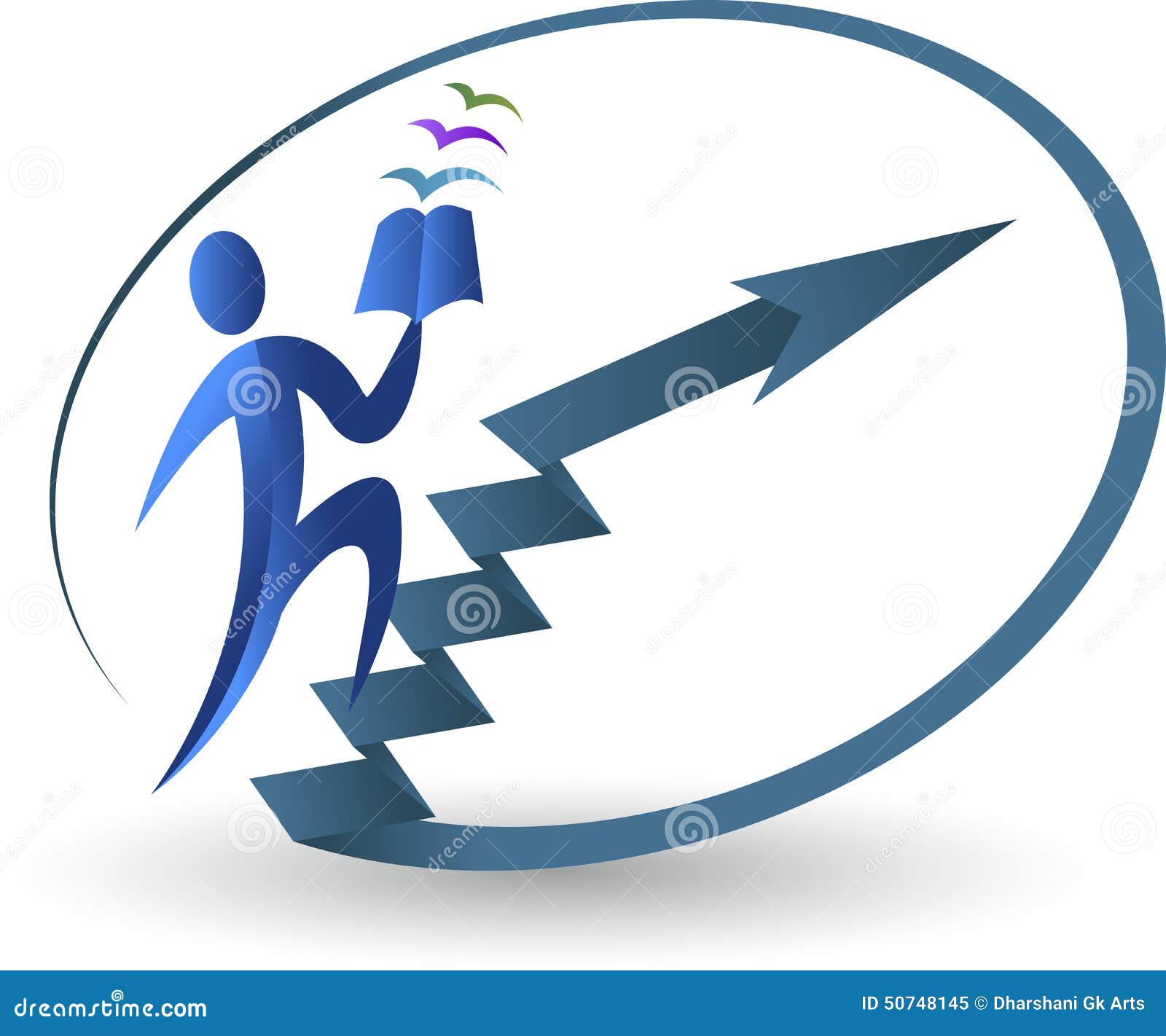 Aim Education Logo Cartoon Vector | CartoonDealer.com #50748145