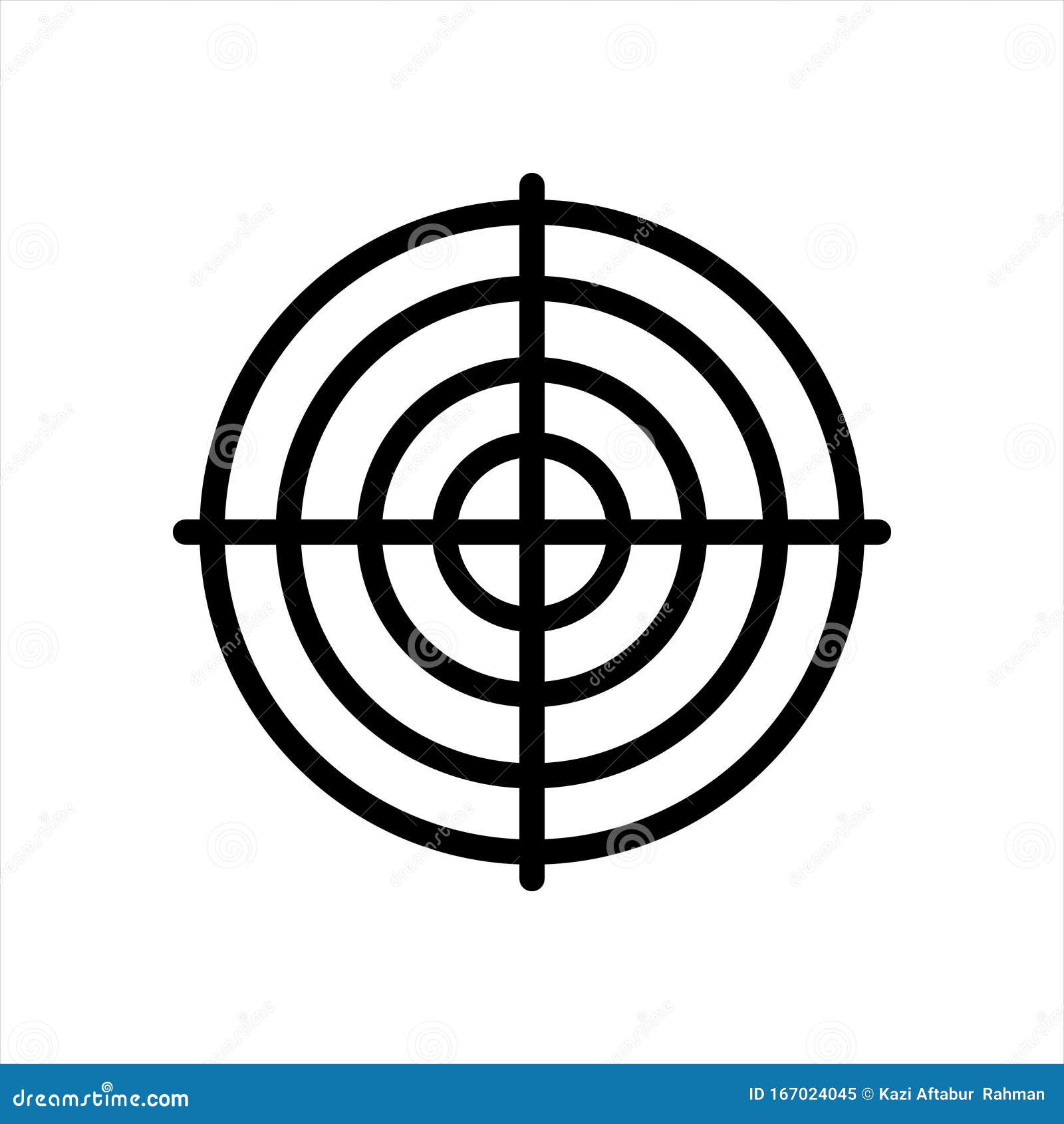 Aim Goal Target Icon Icon Symbol Illustration Design Stock Vector ...