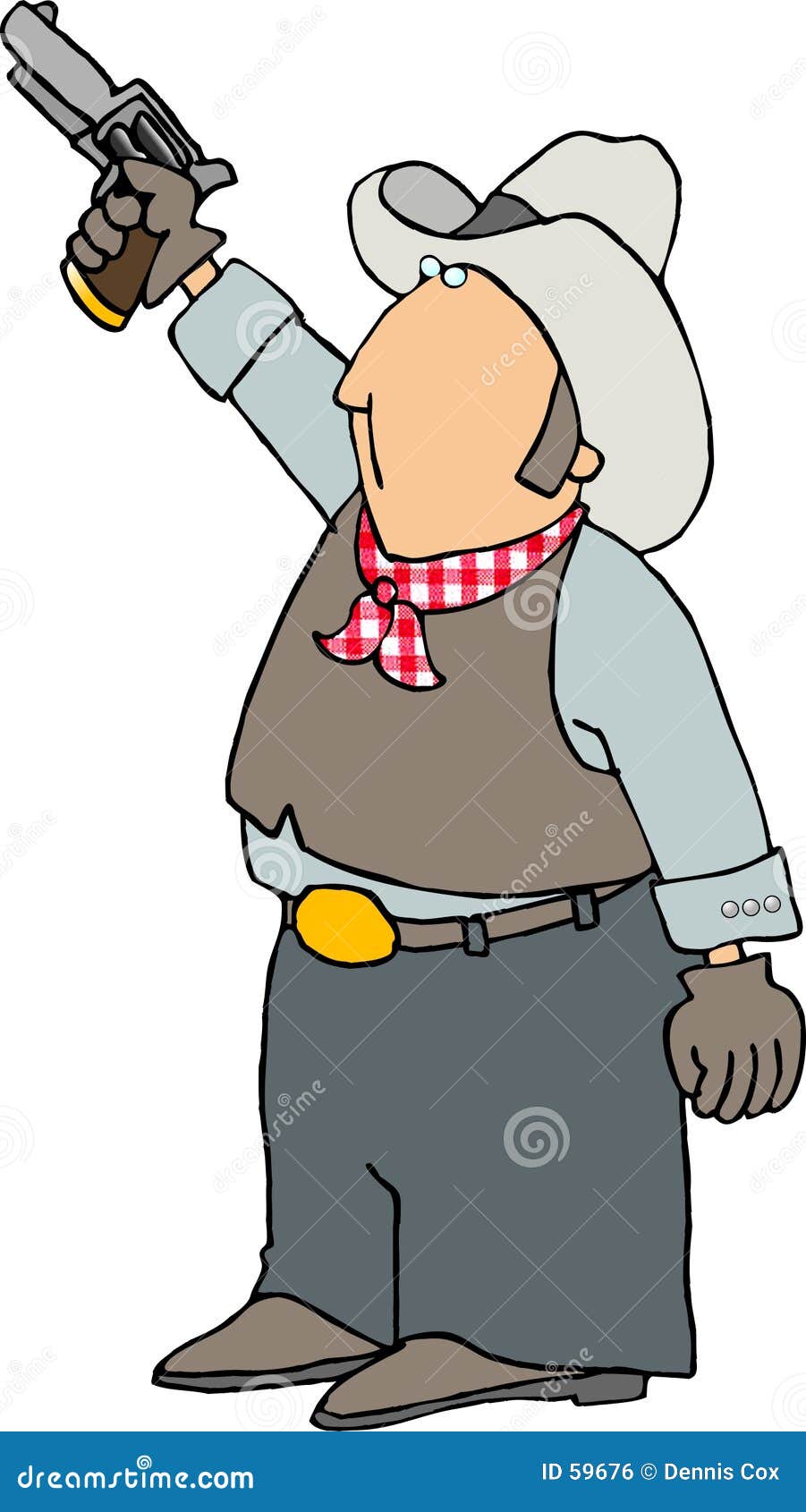 Aim high stock illustration. Illustration of cartoon, shoot - 59676