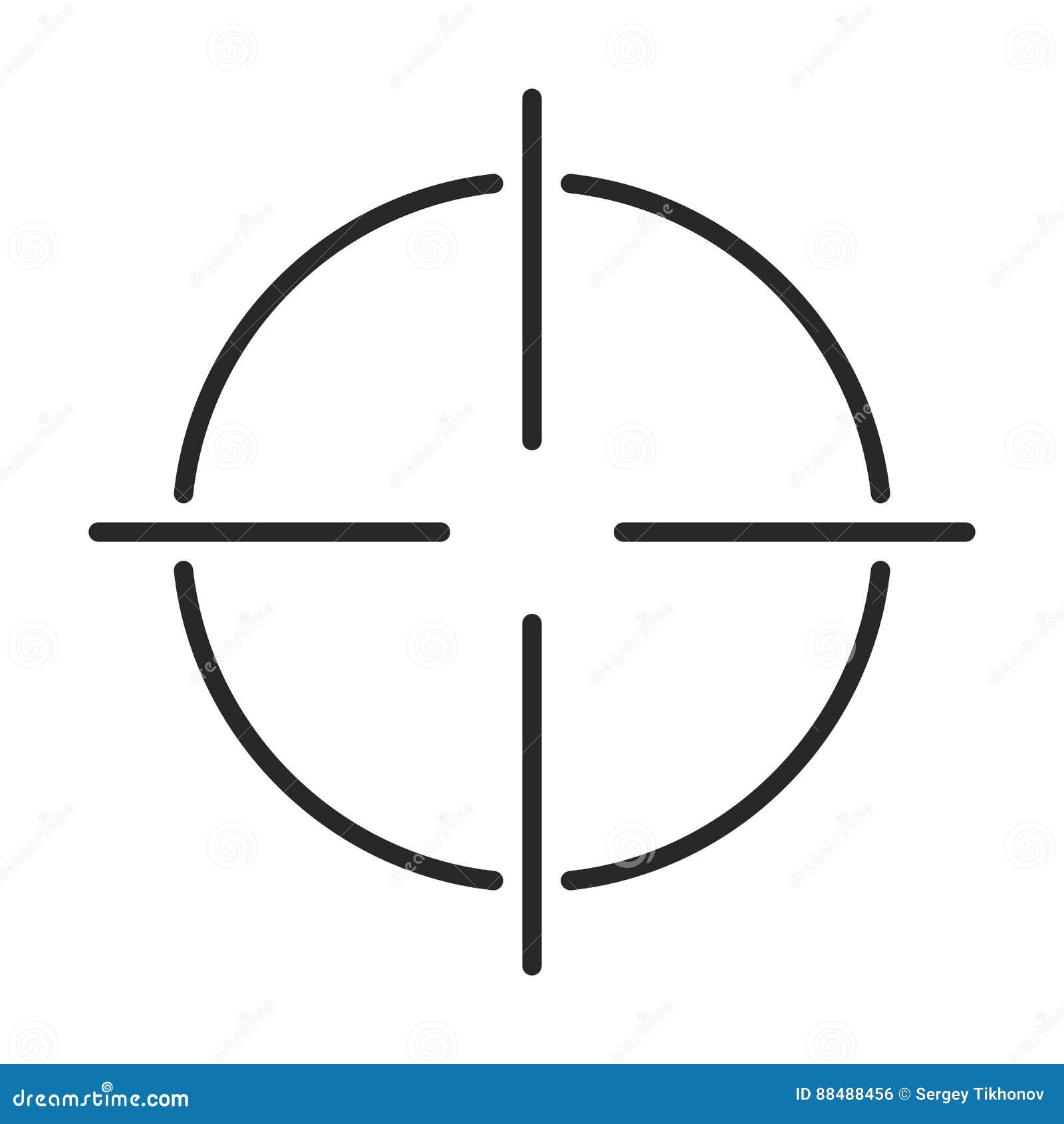 Aim icon stock illustration. Illustration of marketing - 88488456