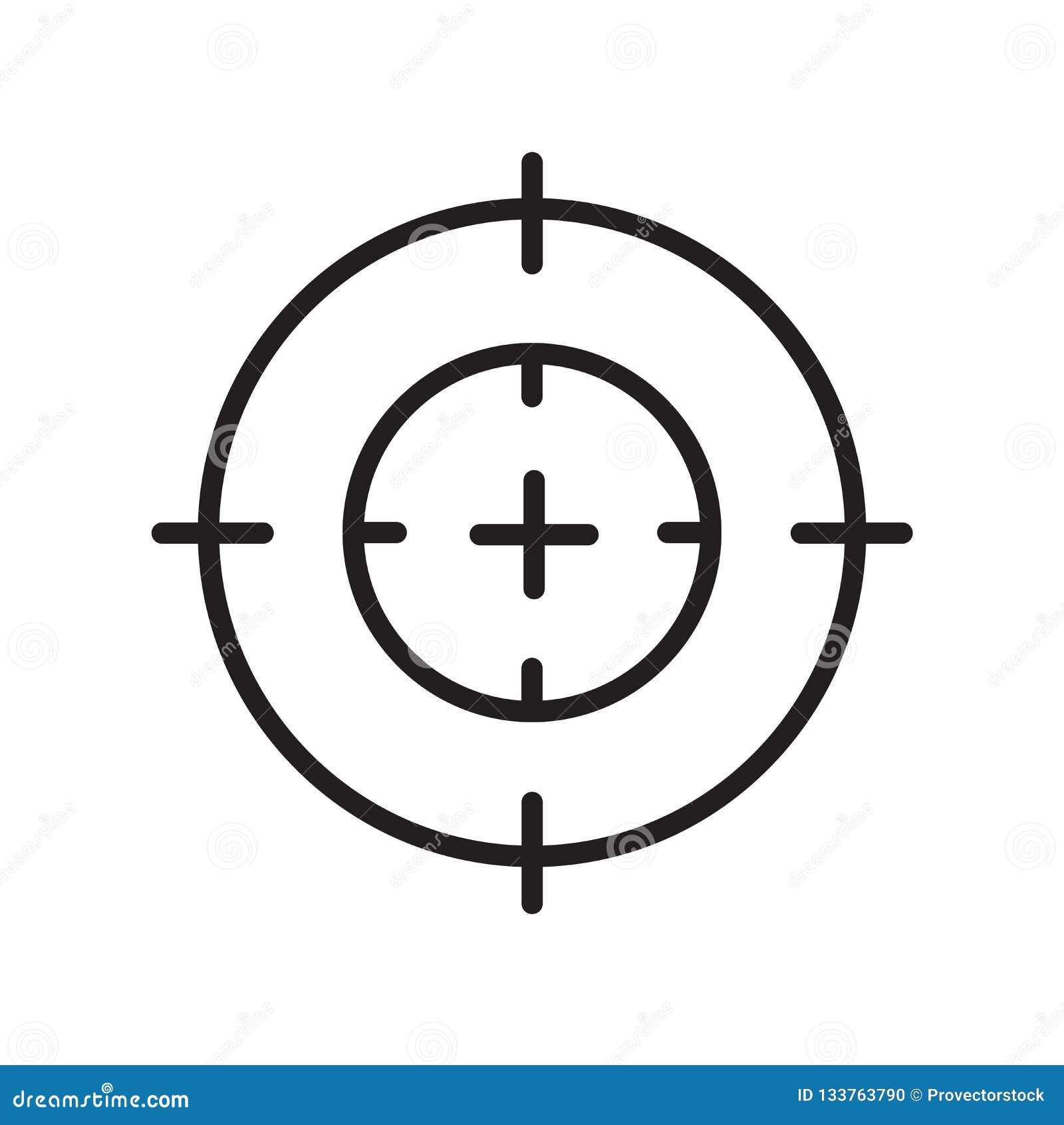 Aim Icon Vector Sign and Symbol Isolated on White Background, Aim Logo ... Aim Icon Vector Sign and Symbol Isolated on White Background, Aim Logo ...