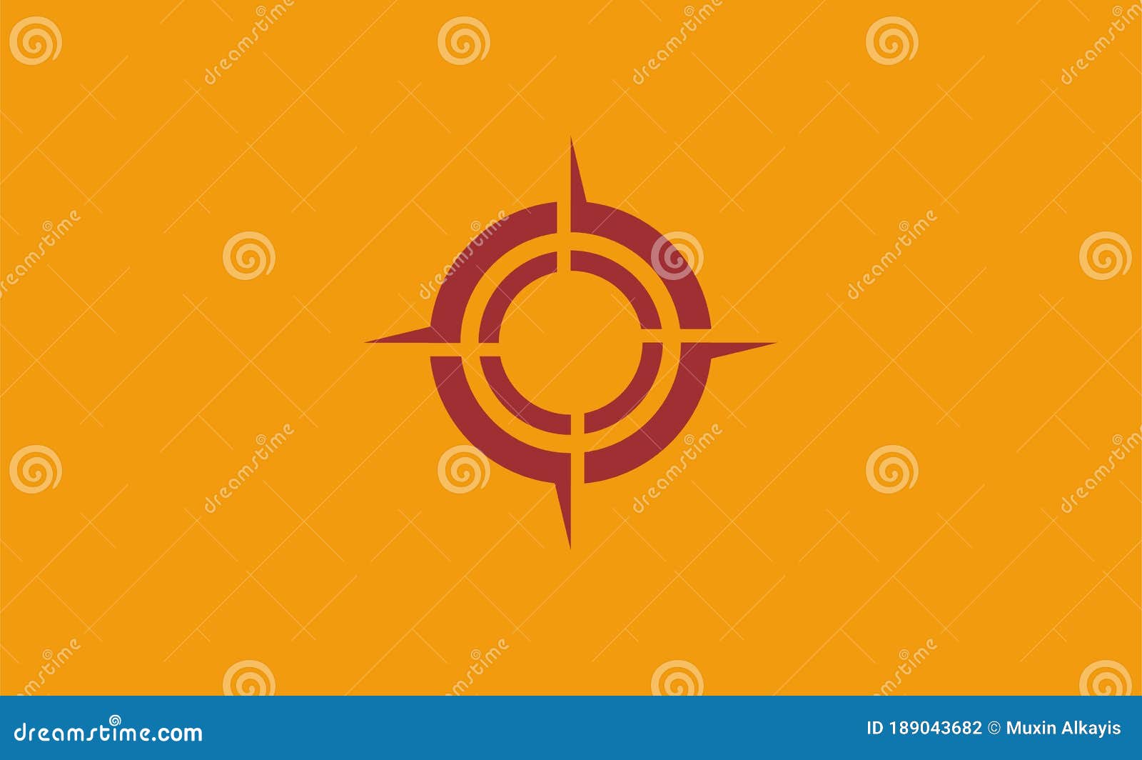 Aim the logo stock illustration. Illustration of advertising - 189043682
