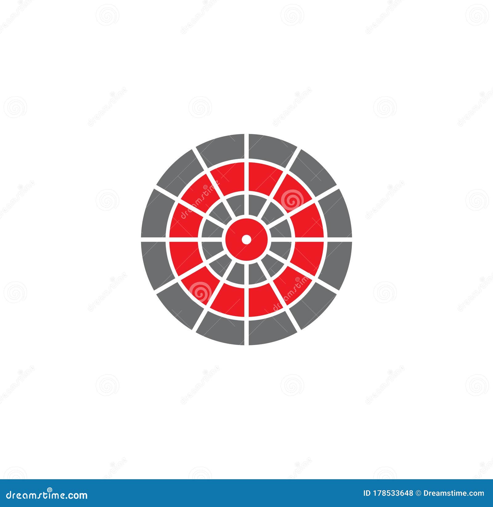 Aim Related Icon on Background for Graphic and Web Design. Creative ...