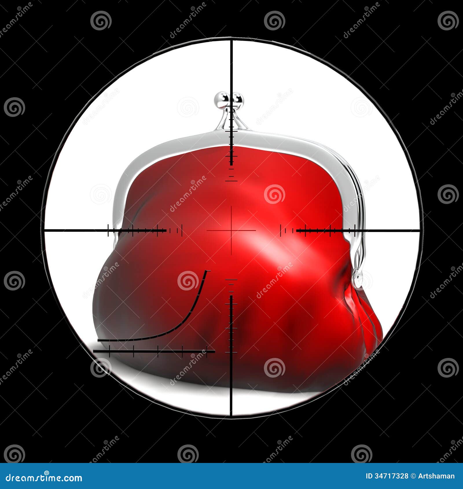 Aim sight goal stock illustration. Illustration of clarity - 34717328