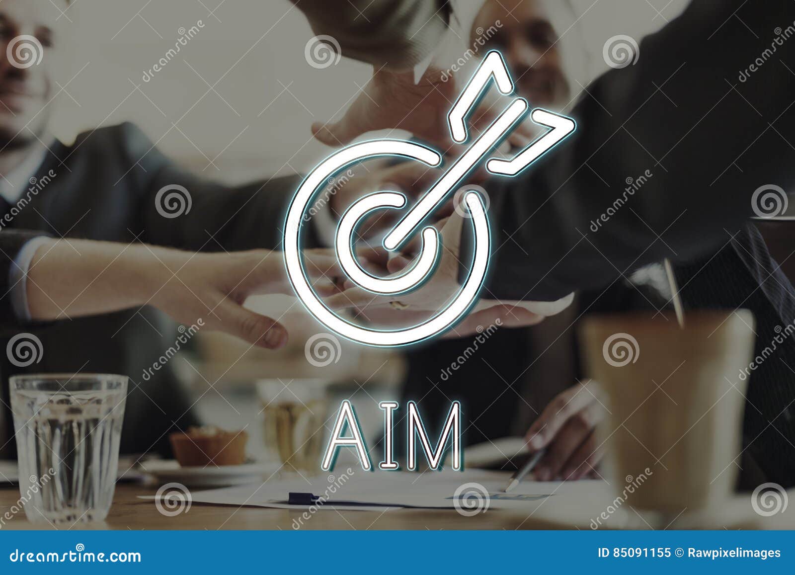 Aim Target Ambition Development Concept Stock Image - Image of ...
