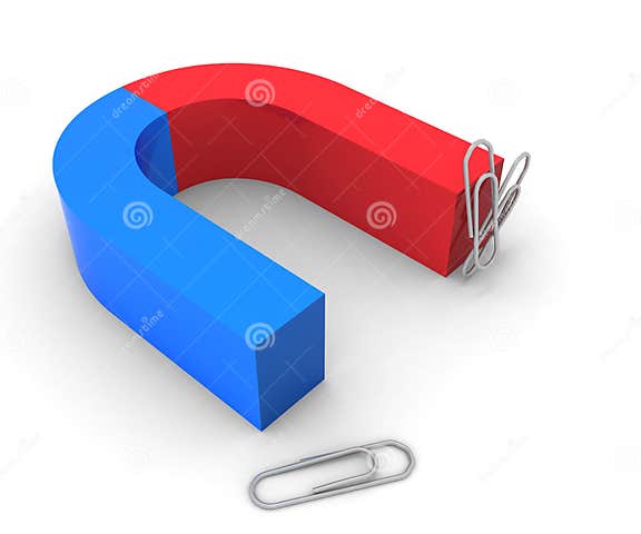 Aimant illustration stock. Illustration du attraction - 26784753