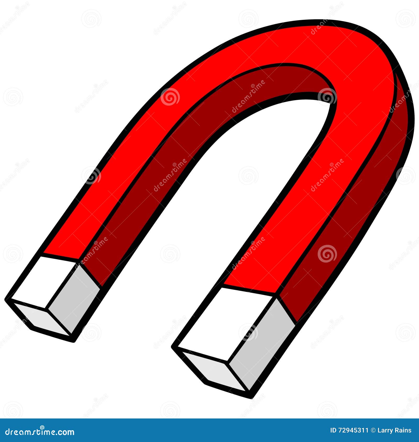 Aimant illustration de vecteur. Illustration du objet - 72945311