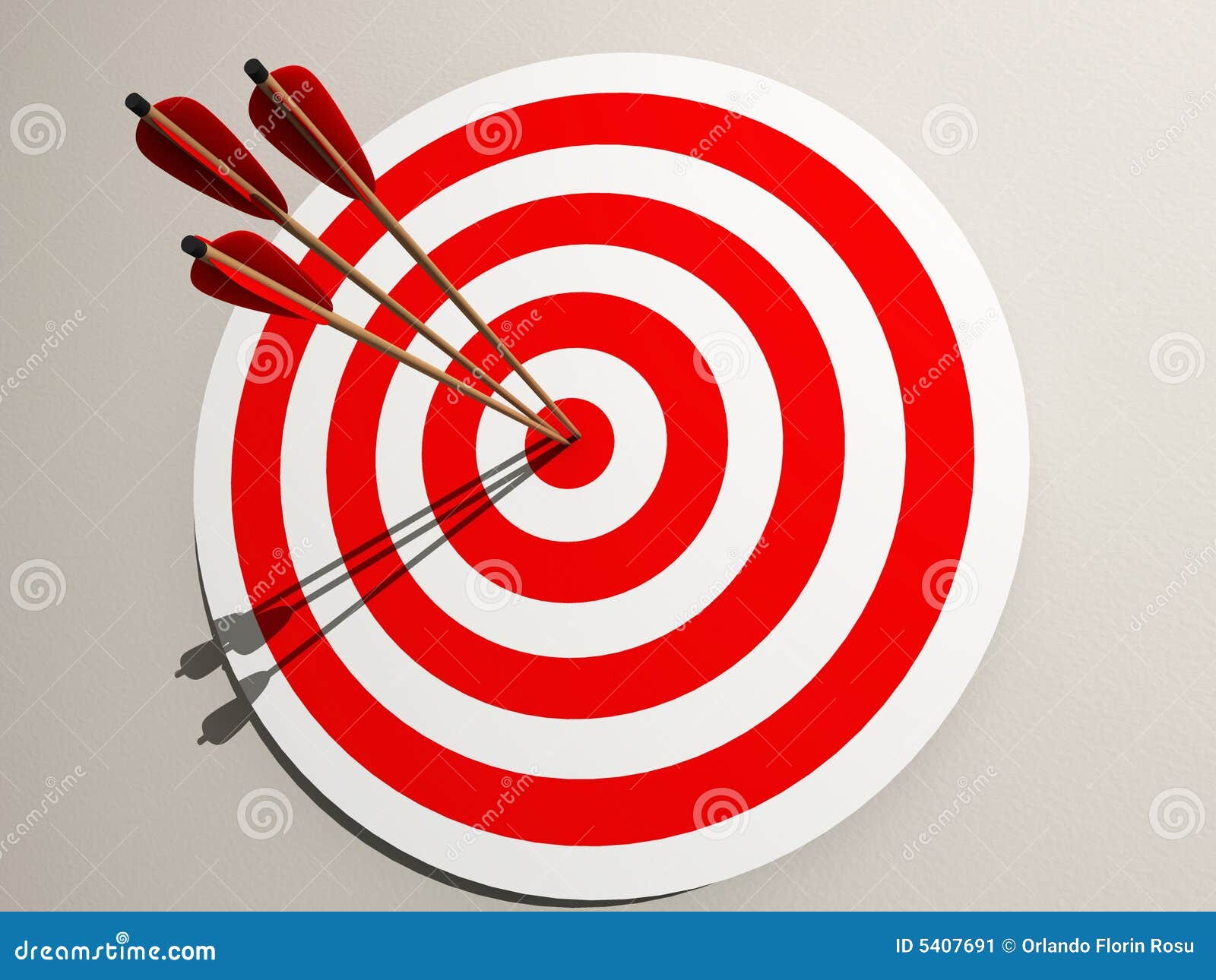 Aimed target stock illustration. Illustration of goal - 5407691