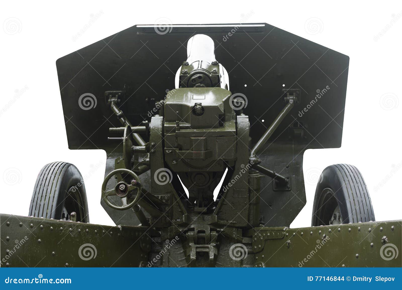 Aiming and Howitzers Charging System Stock Photo - Image of battle ...