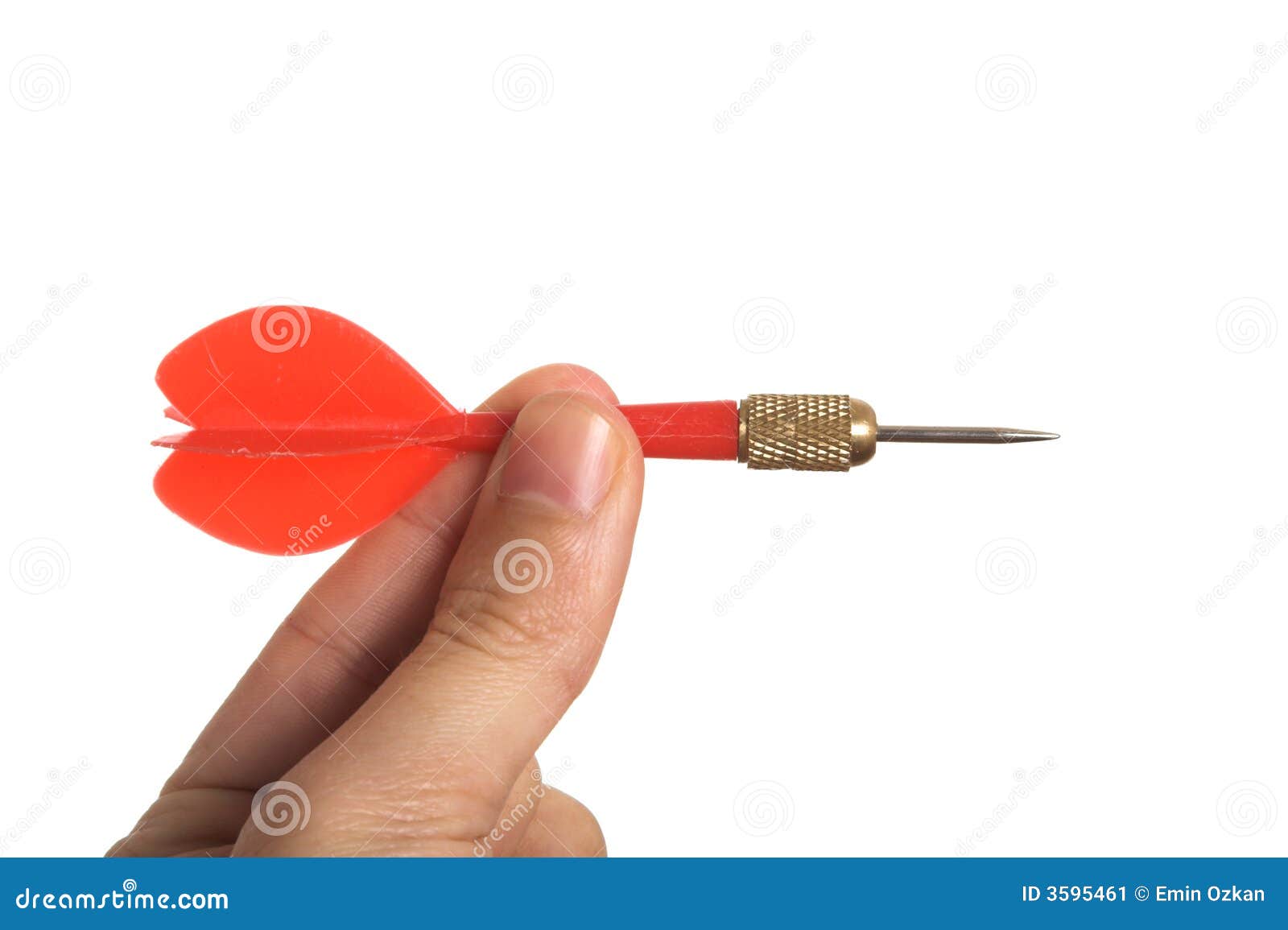 Aiming red arrow stock image. Image of sports, intended - 3595461