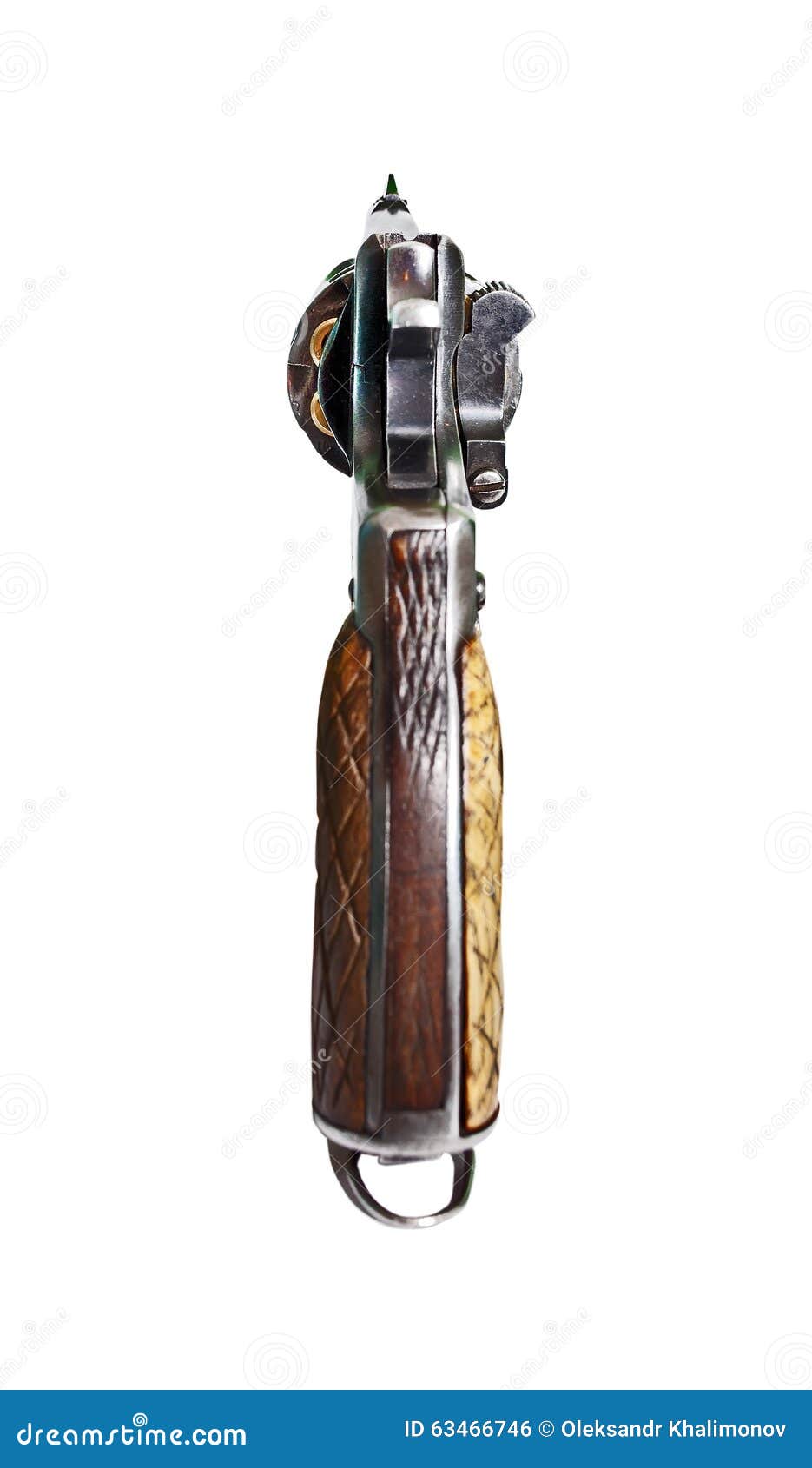 Aiming at Shooting from a Revolver Stock Photo - Image of view ...