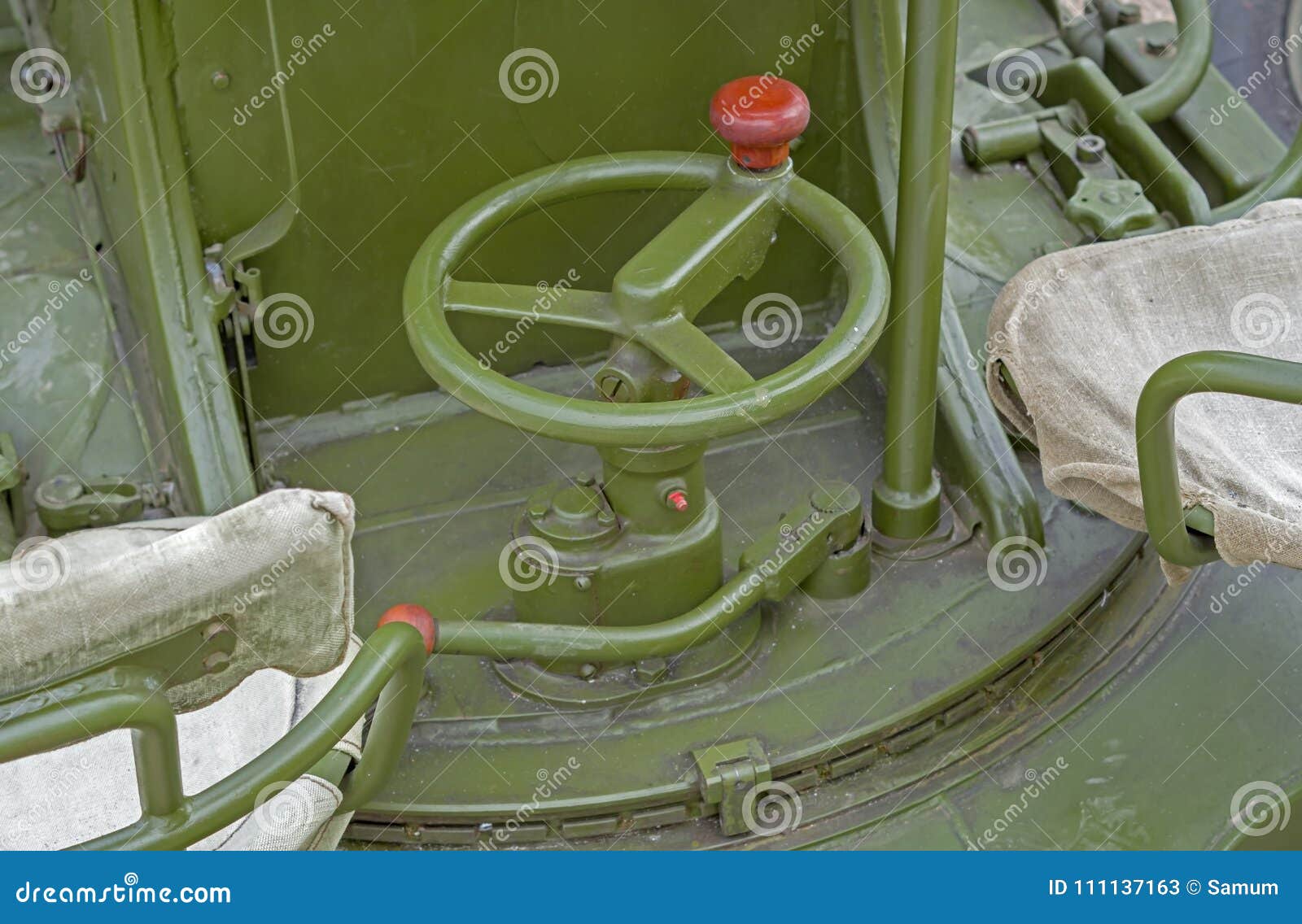Aiming System on Military Cannon Stock Image - Image of accurate, metal ...