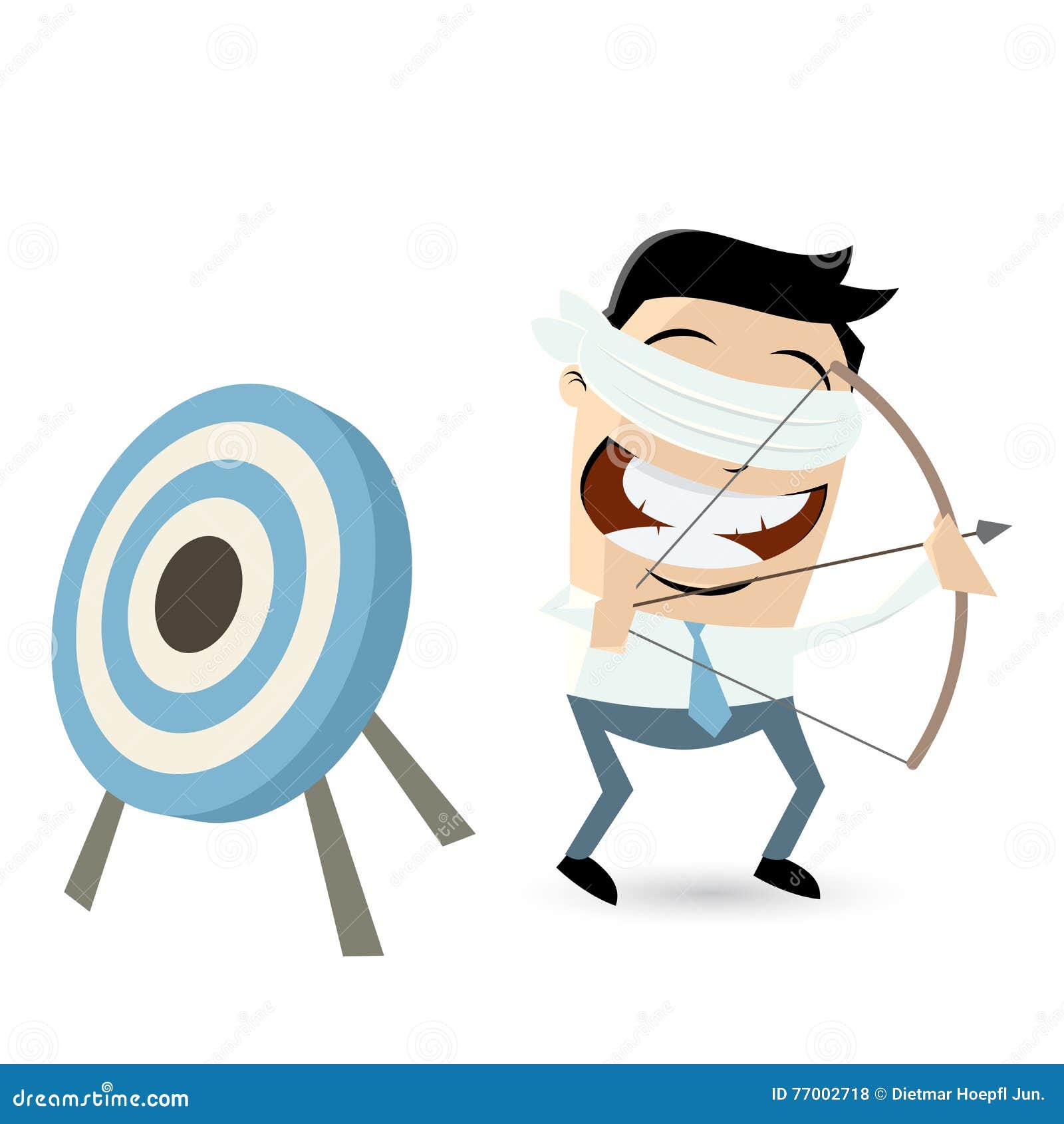 Aiming in the Wrong Direction Stock Vector - Illustration of direction ...