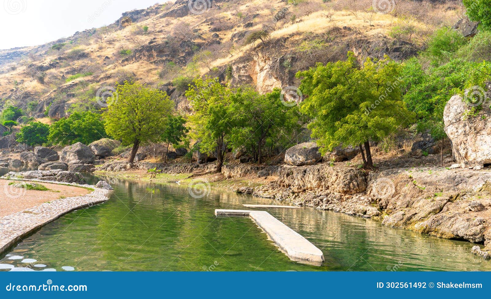 Ain Razat is the Most Important Source of Spring Water in Dhofar Stock ...