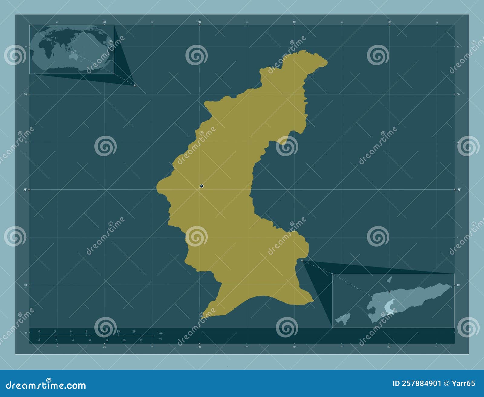 Ainaro, East Timor. Solid. Capital Stock Illustration - Illustration of ...