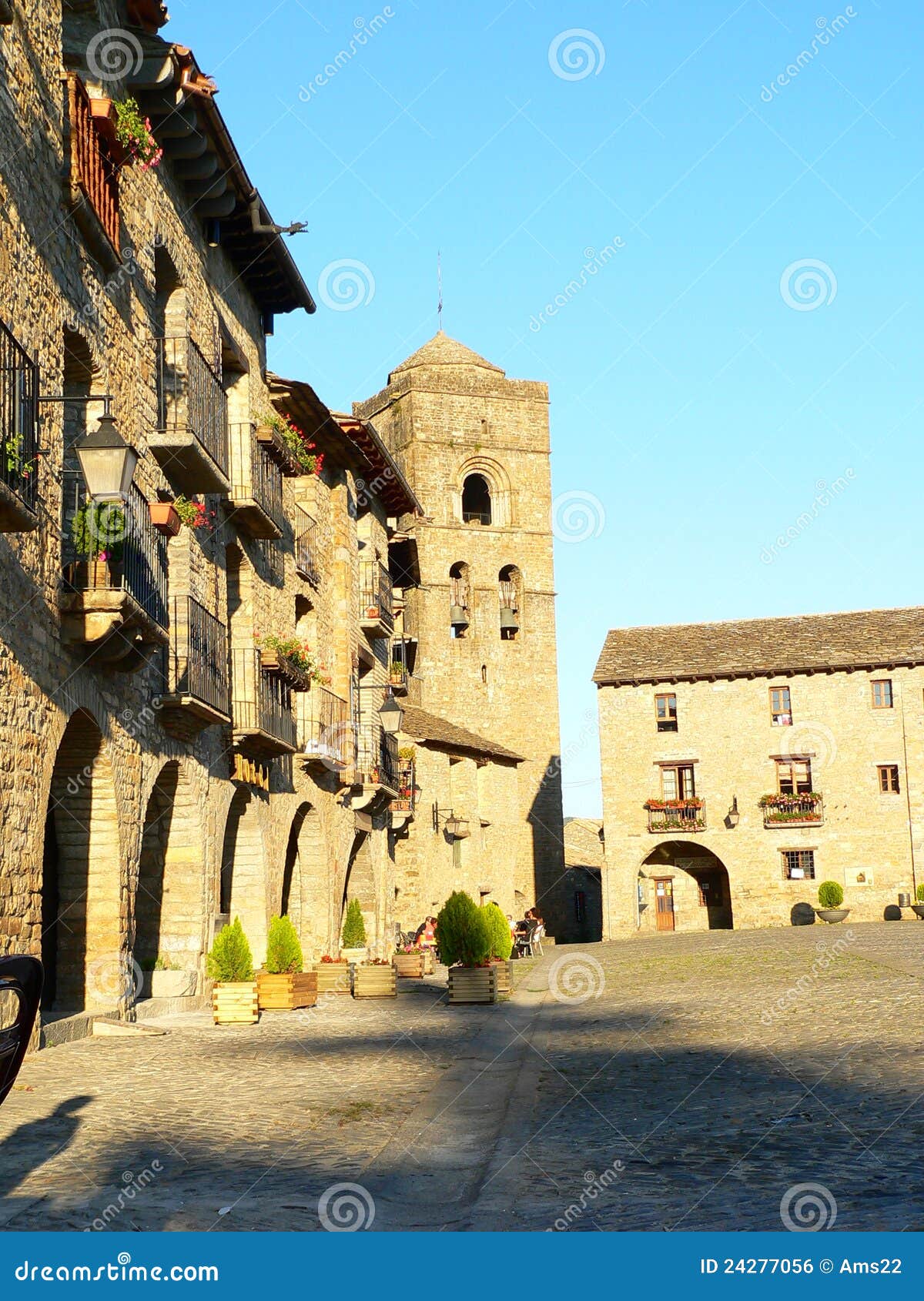 Ainsa, Huesca (Spain ) stock photo. Image of architecture - 24277056