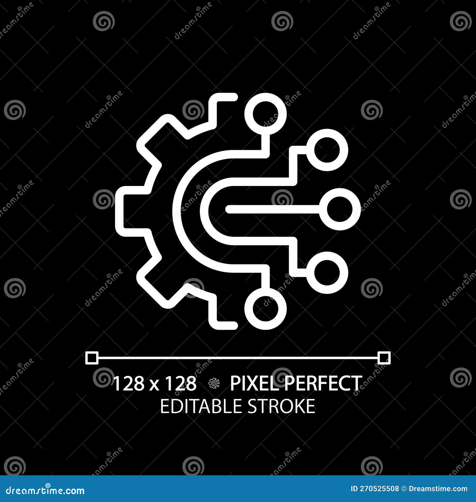 AiOps As Artificial Intelligence IT Operations Outline Icons Collection ...