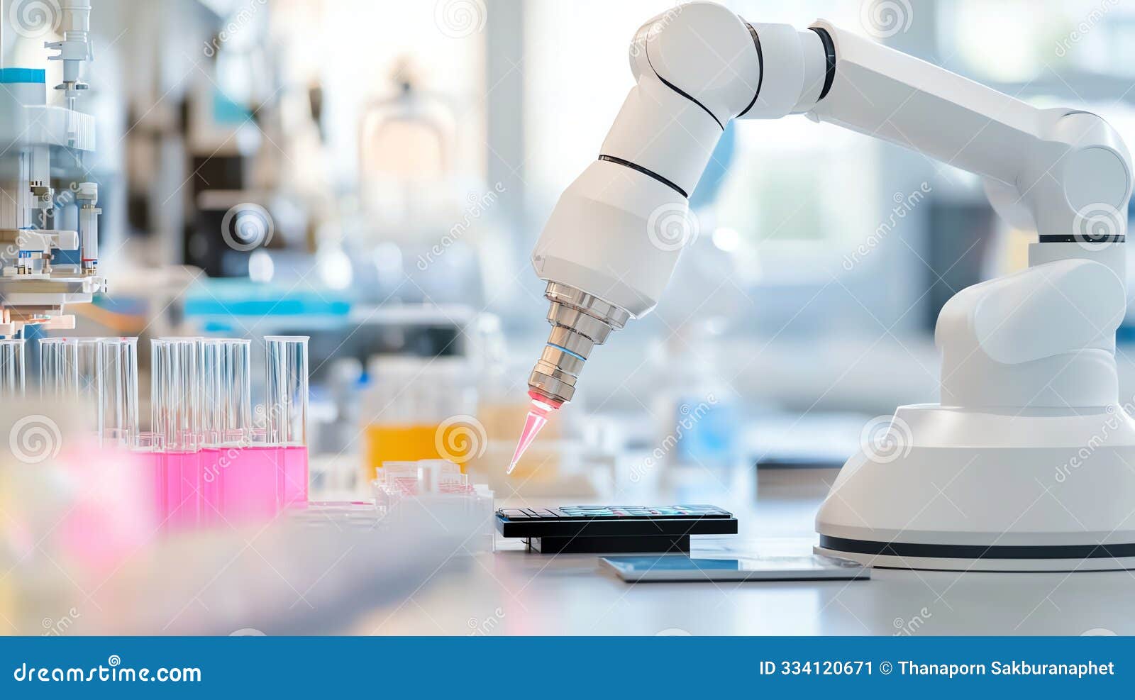 AIpowered Robotic Arm Conducting Experiments in a Cuttingedge ...