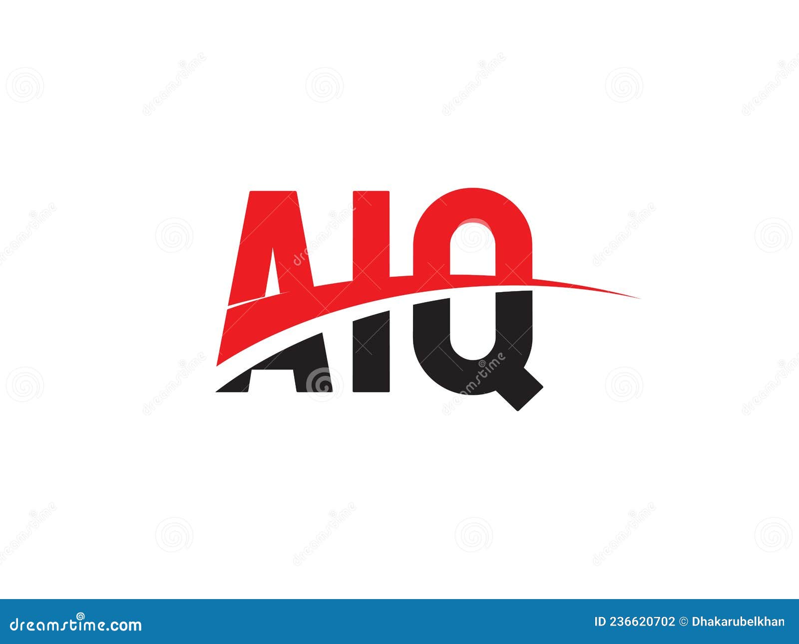 AIQ Letter Initial Logo Design Vector Illustration Stock Vector ...