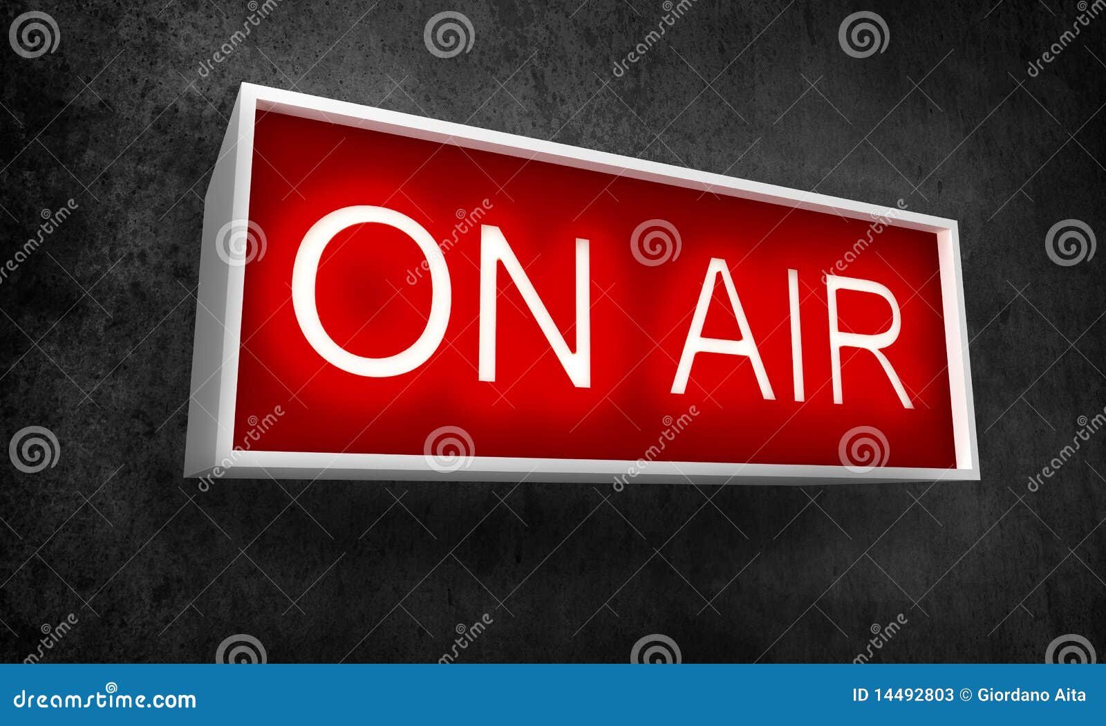 On Air stock illustration. Illustration of broadcast - 14492803