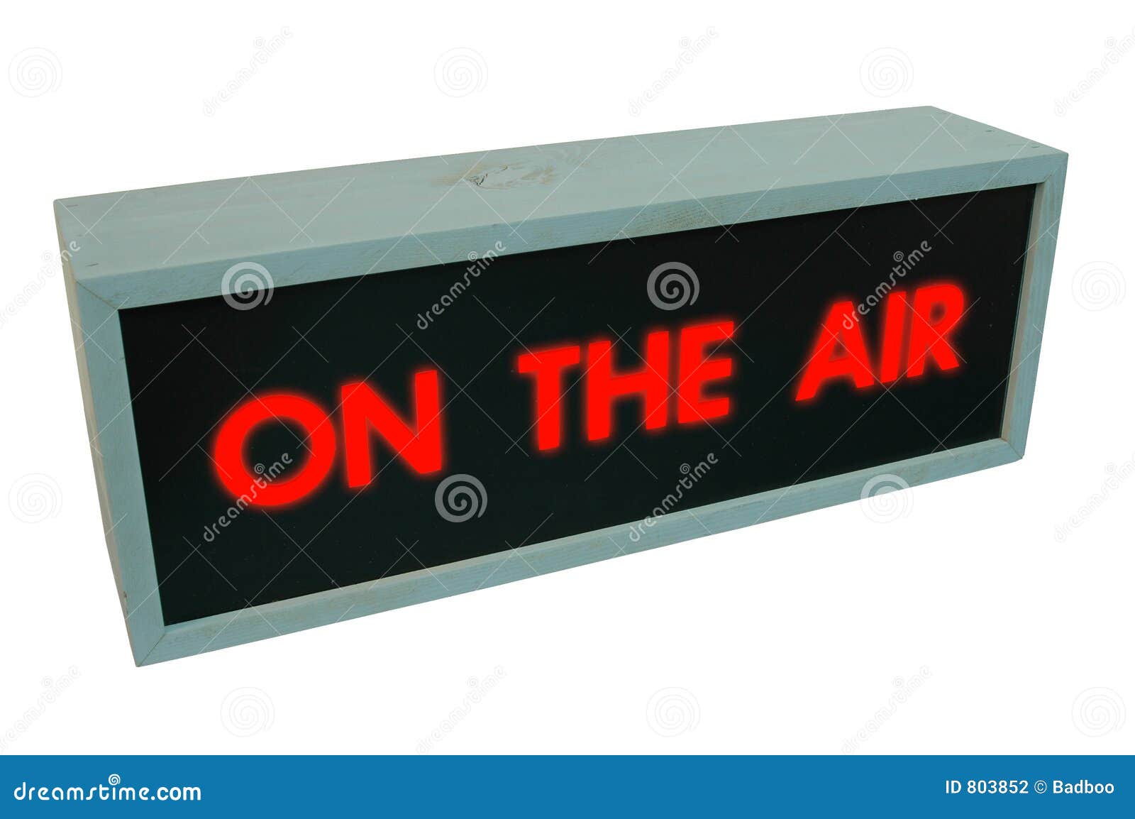 On the air stock photo. Image of talent, broadcast, white - 803852