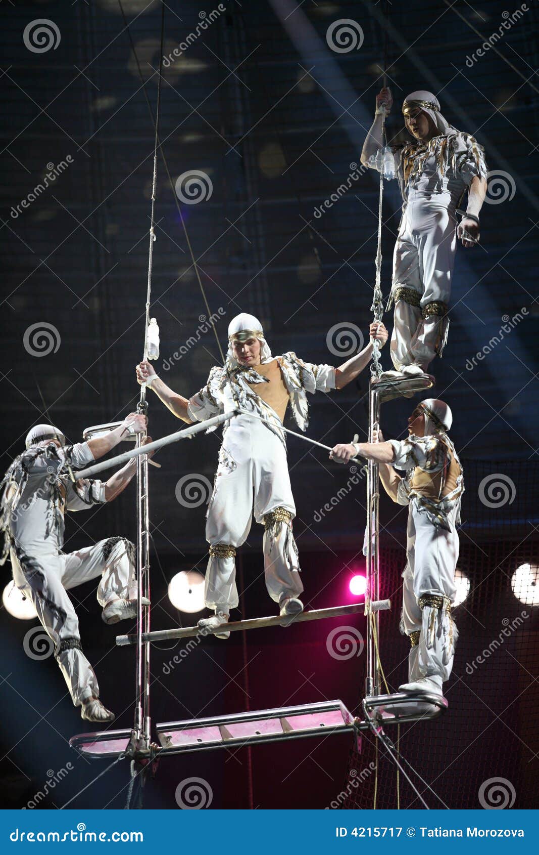 Air acrobats editorial photography. Image of circus, modern - 4215717