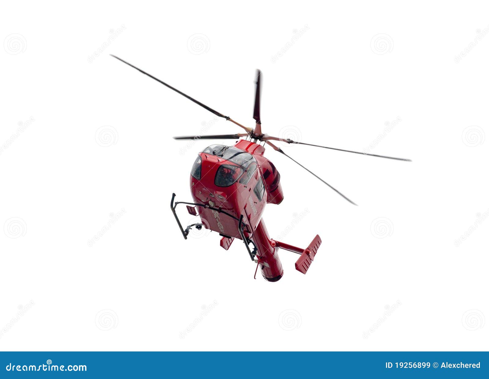 Air Ambulance Helicopter Isolated on White Background, London - UK ...