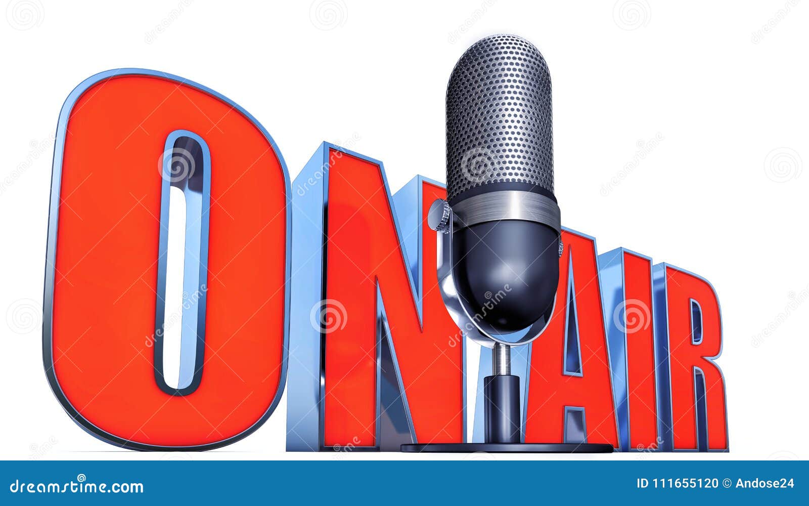 On air background stock illustration. Illustration of speech - 111655120