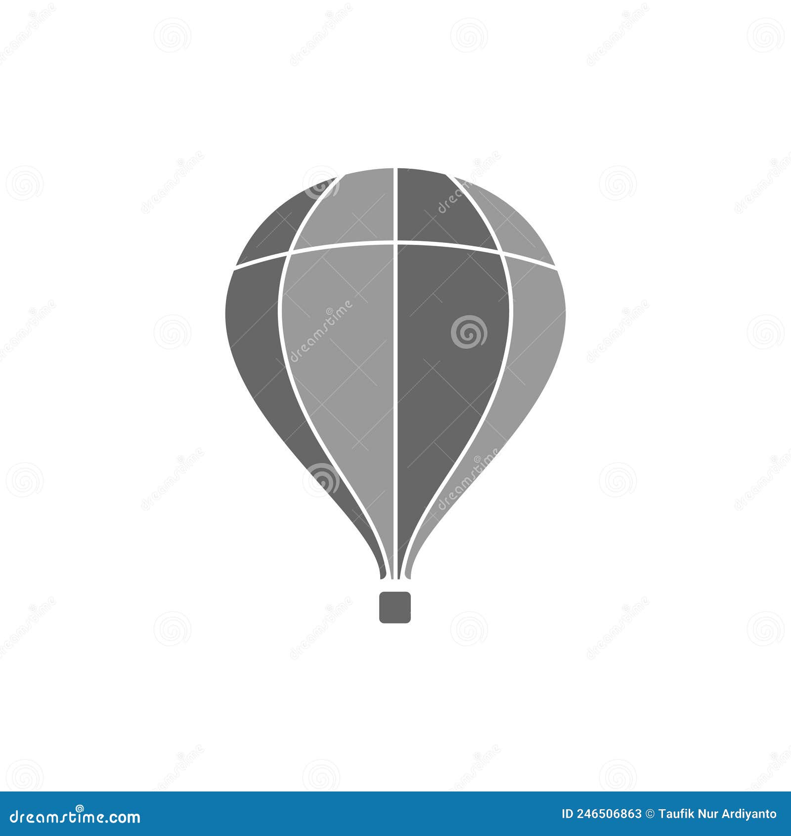Air Ballon Icon Logo Design Illustration Stock Vector - Illustration of ...