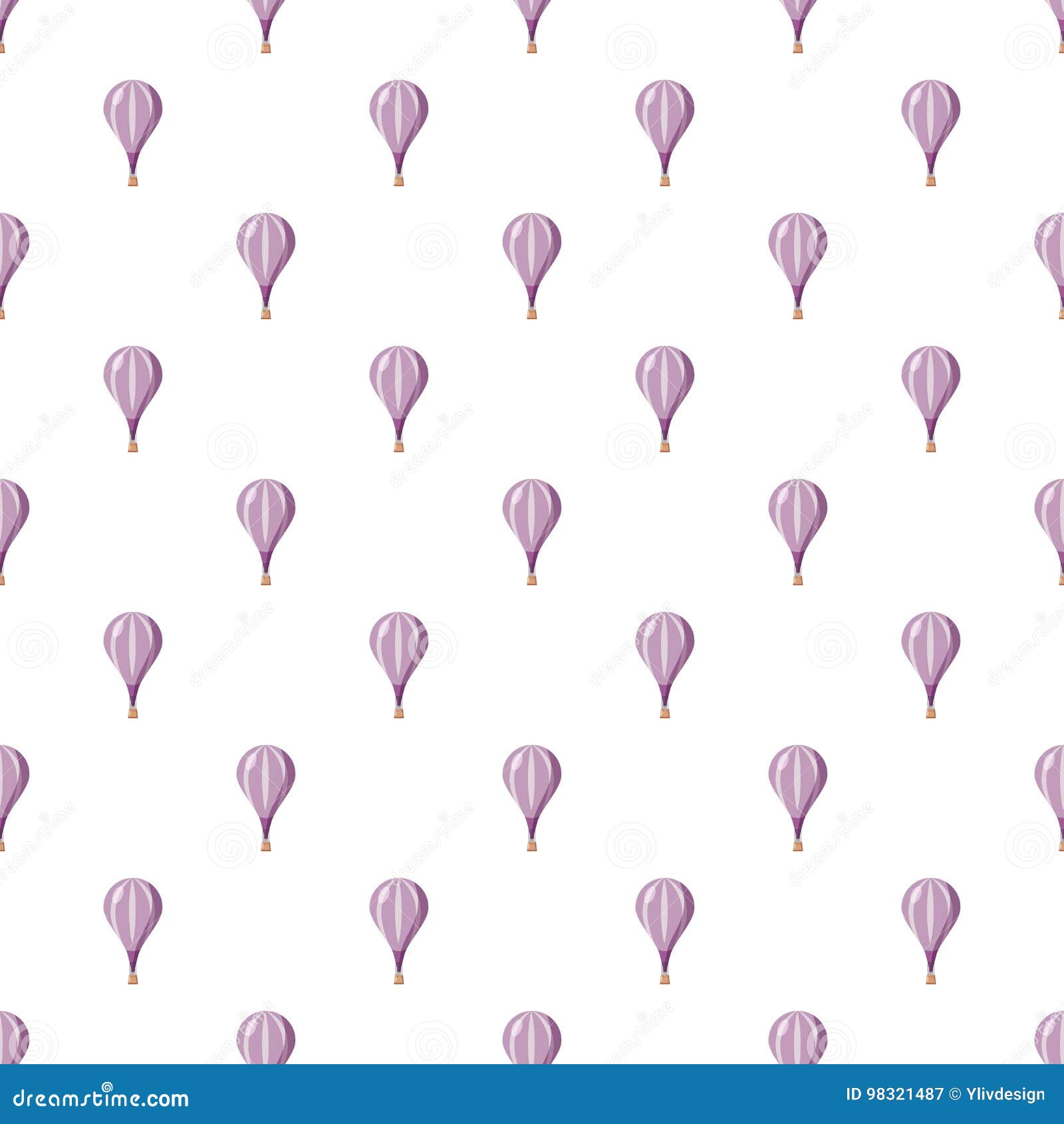 Air balloon pattern stock vector. Illustration of repeat - 98321487