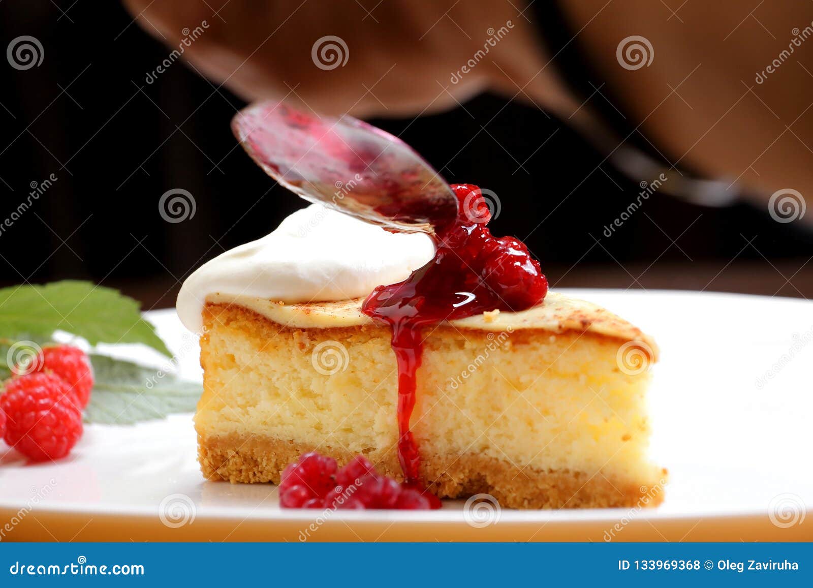 Air Biscuit with Raspberry Jam Stock Photo - Image of gourmet ...