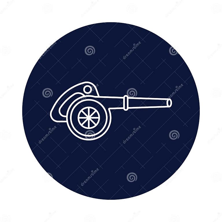 Air Blower, Leaf Blower, Air, Electric Blower Icon Stock Vector ...
