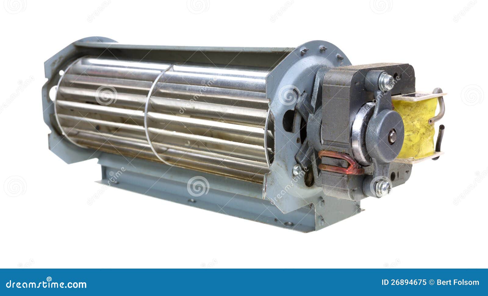 Air Blower with Small Motor Stock Image - Image of background, isolated ...