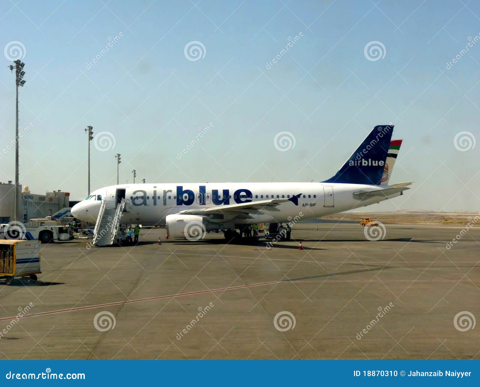 Air Blue Aircraft editorial image. Image of horizontal - 18870310