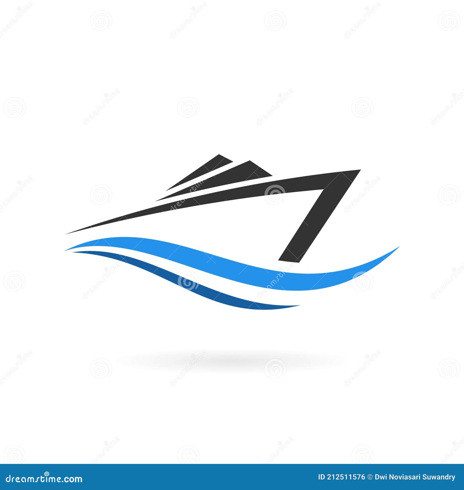 Airboat Icon On White Background. Airboat Sign. Boat Symbol. Flat Style ...