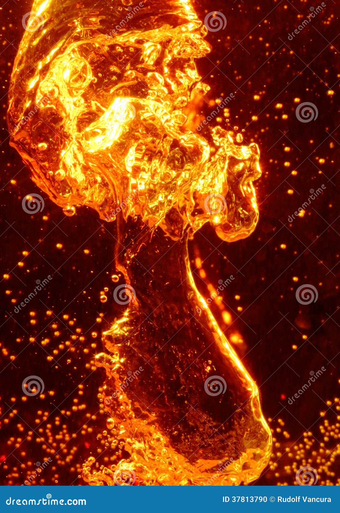 Air bubble in amber water stock photo. Image of details - 37813790